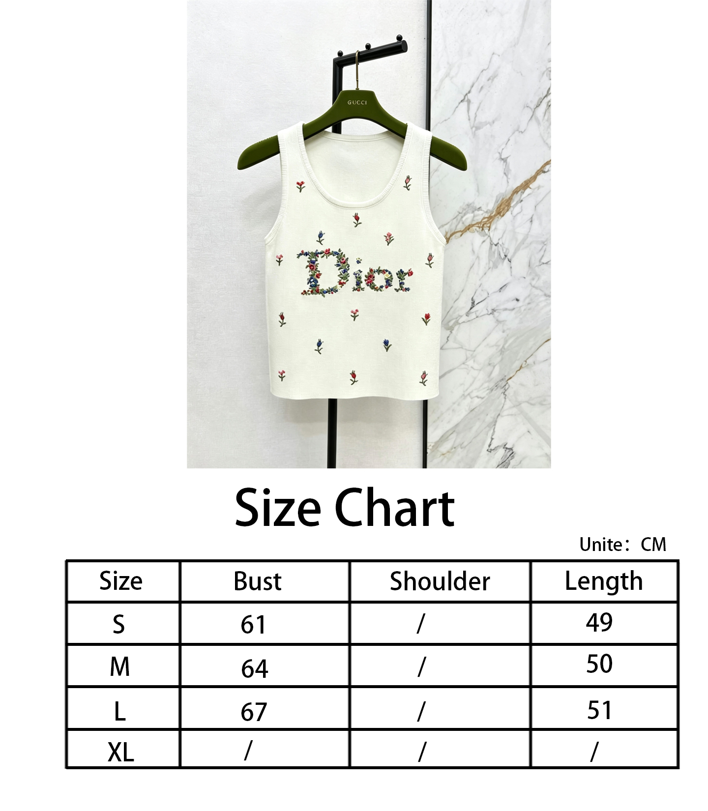 CD New embroidery knit vest - AnnaQueen